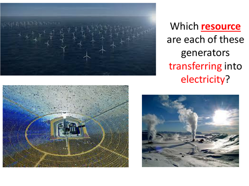 New AQA GCSE Physics Energy Lesson 16 Wind Solar and Geothermal Energy ...