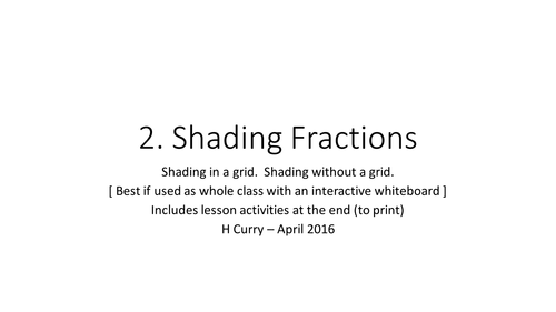Fractions Mastery Part 1 - Division, Shading, Bar Models, Improper ...
