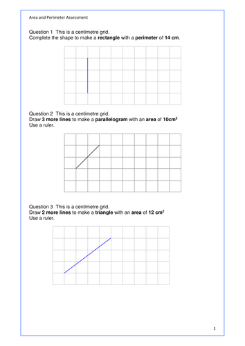 Area and Perimeter - everything for KS 2 or KS 3 revision | Teaching ...