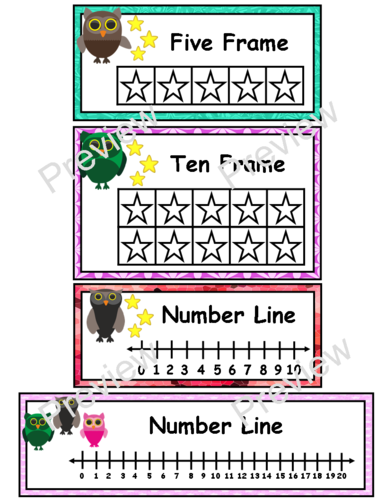 Owl Theme Labels and More Classroom Decor | Teaching Resources