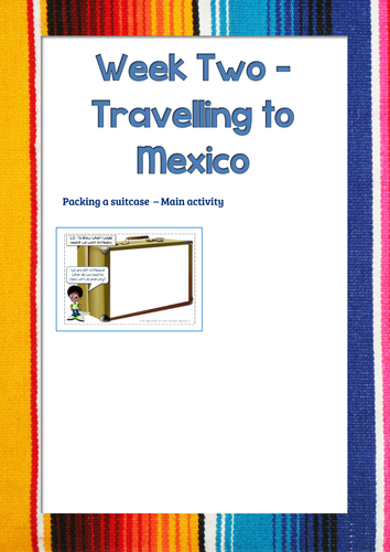 Travelling to Mexico | Teaching Resources