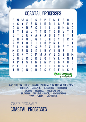 Coastal Geography worksheets | Teaching Resources