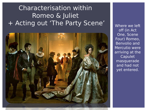 Romeo and Juliet: Act One | Teaching Resources