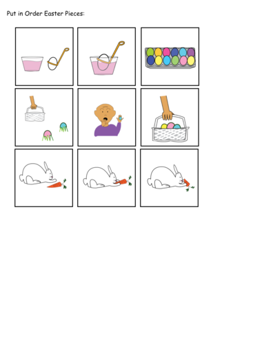 Spring Themed Sequencing File Folder Activities | Teaching Resources