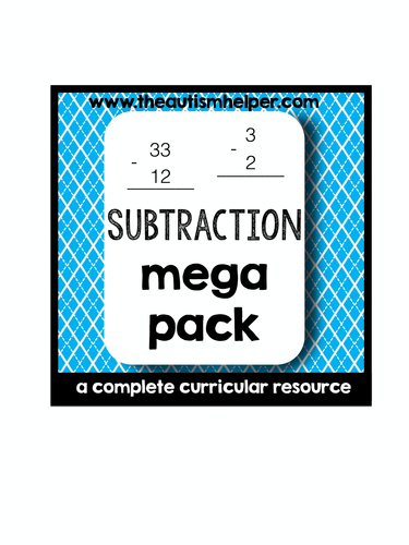 Subtraction Mega Pack {a complete curricular resource} | Teaching Resources