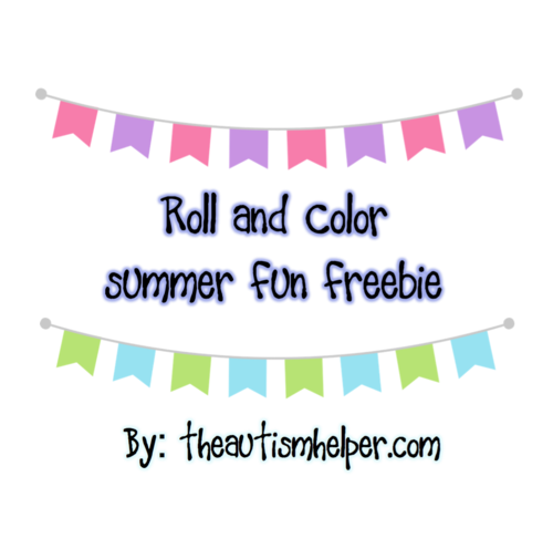 Summer Roll and Color {freebie} | Teaching Resources