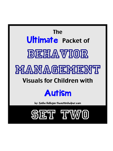 Ultimate Packet of Behavior Management Visuals for Children with Autism ...