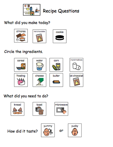Visual Recipes for Children with Autism: Drinks | Teaching Resources