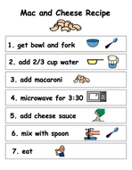Visual Recipes for Children with Autism: Easy Dinners | Teaching Resources