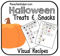 Visual Recipes for Children with Autism: Halloween Treats & Snacks ...