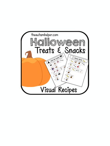 Visual Recipes for Children with Autism: Halloween Treats & Snacks ...