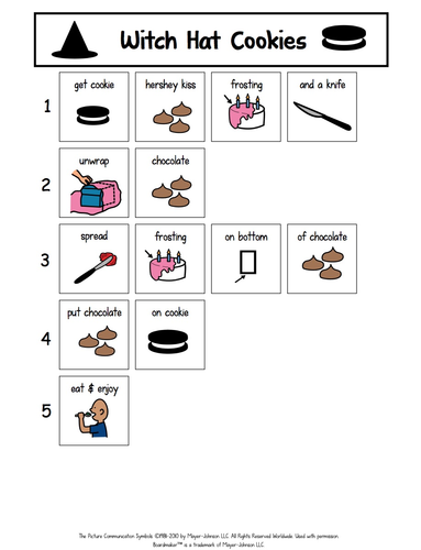 Visual Recipes for Children with Autism: Halloween Treats & Snacks ...