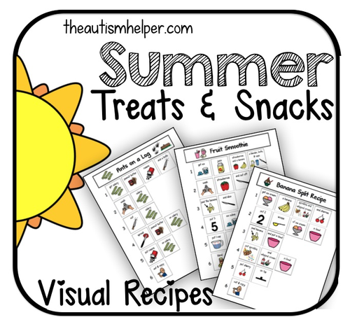 Visual Recipes for Children with Autism: Summer Treats & Snacks ...