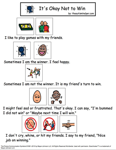 Visual Social Story Packet for Children with Autism: Friendship Set ...