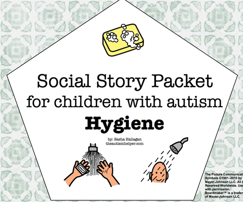 Visual Social Story Packet for Children with Autism: Hygiene Set ...