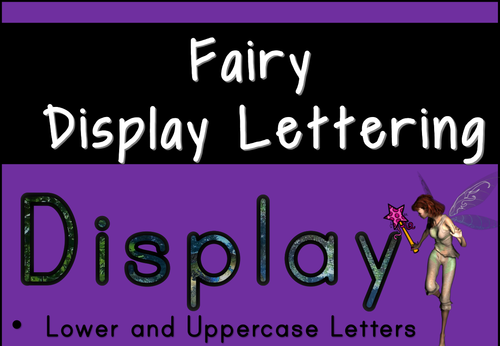 Fairy Display Lettering | Teaching Resources