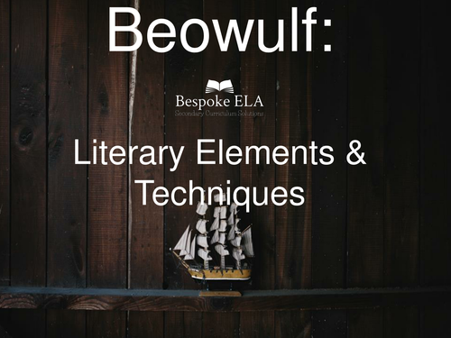 Beowulf: Literary Elements & Techniques | Teaching Resources Beowulf: Literary Elements & Techniques | Teaching Resources