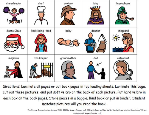 Who Am I? Adapted Book for Children with Autism | Teaching Resources