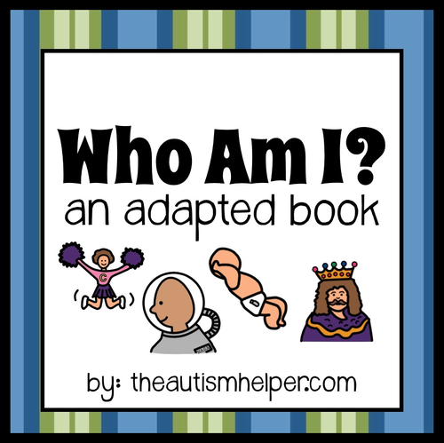 Who Am I? Adapted Book for Children with Autism | Teaching Resources
