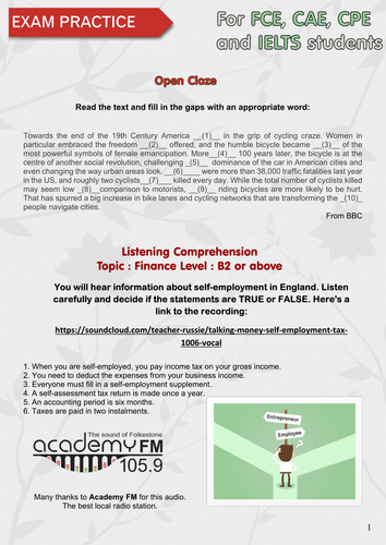 Exam Practice, Bundle 1 | Teaching Resources