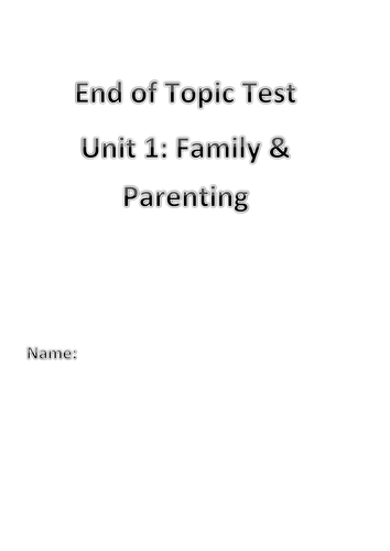 OCR GCSE Child Development: Principles of child development exam ...