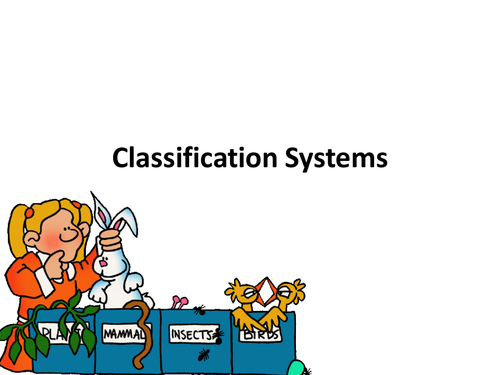 A Level Biology Biology Classification Systems Lesson & Activities ...
