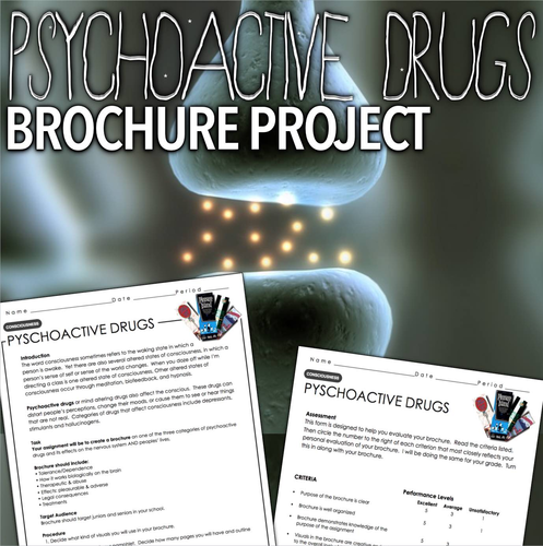 Psychology: Consciousness - Psychoactive Drugs Project | Teaching Resources