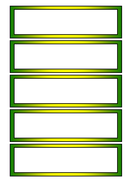 Tray and Peg Labels | Teaching Resources