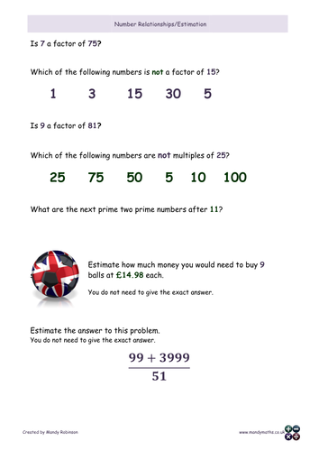 Functional Skills Diagnostic Tests (Number) L2 by Mandymaths_TES ...