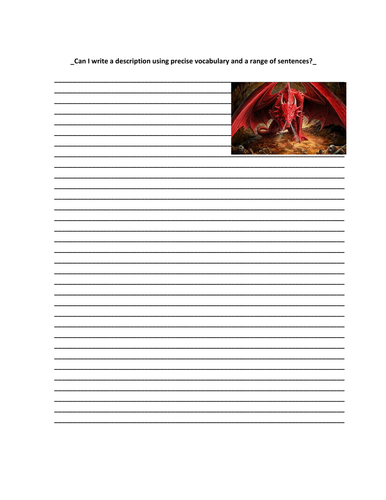Dragon Writing project | Teaching Resources