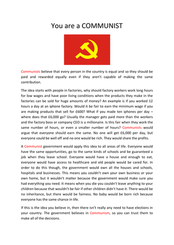 Intro to the Ideologies of the Cold War: Communism and Capitalism ...