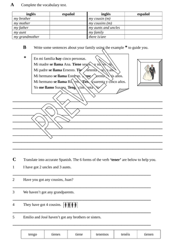 ¿Tiene hermanos? Do you have any brothers or sisters? | Teaching Resources