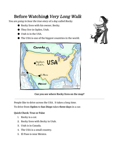 Lost Dog Walks Across America | Teaching Resources