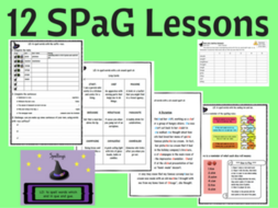 SPaG Year 3 and 4 3/4 Spelling lessons x12 | Teaching Resources