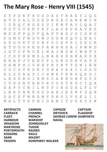 The Royal Navy Word Search Pack | Teaching Resources