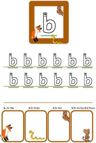 Gruffalo RWI Letter & sounds bundle Phonics Handwriting Games ...