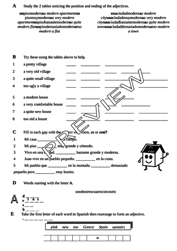 ¿Cómo es tu casa? Describing your house | Teaching Resources