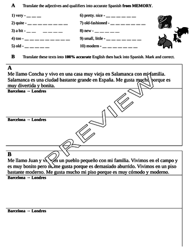 ¿Cómo es tu casa? Describing your house | Teaching Resources