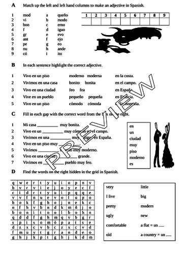 ¿Cómo es tu casa? Describing your house | Teaching Resources