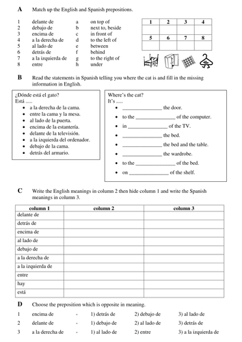 En mi dormitorio; Describing my bedroom by wylamuk - UK Teaching ...