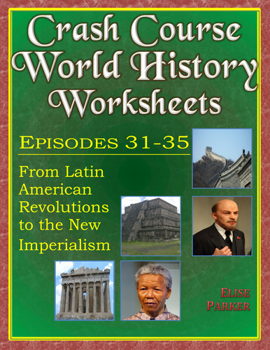 Crash Course World History Worksheets Episodes 31-35 | Teaching Resources