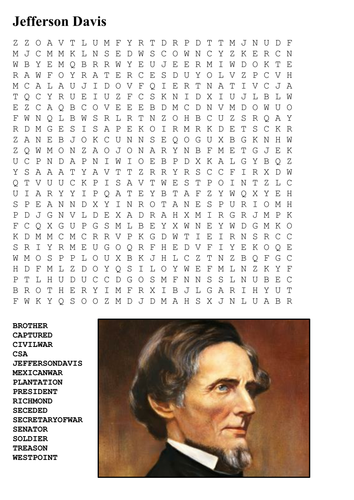 The US Civil War Word Search Pack | Teaching Resources