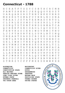 Connecticut State Word Search | Teaching Resources