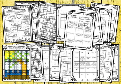 Summer Math Pack for 3rd Grade | Teaching Resources