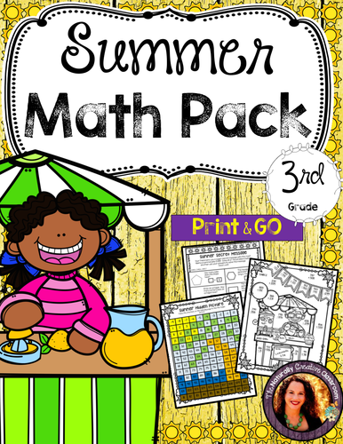 Summer Math Pack for 3rd Grade | Teaching Resources