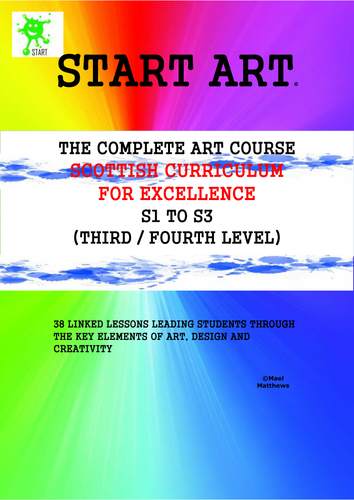 Scottish Curriculum for Excellence. Art Curriculum 2017-18 | Teaching ...
