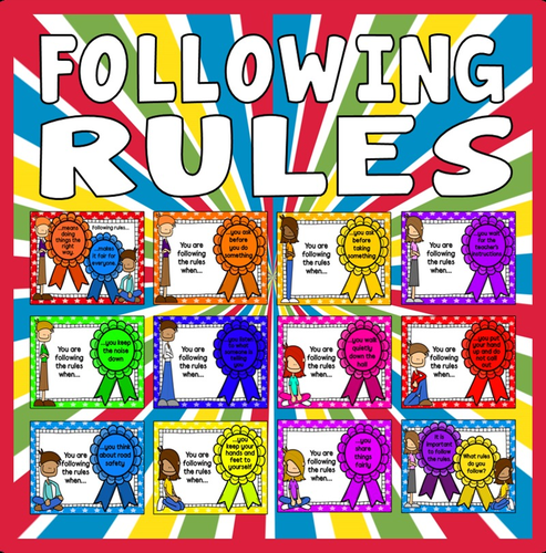 CLASSROOM RULES POSTERS - DISPLAY, BEHAVIOUR, EARLY YEARS EYFS, KEY ...