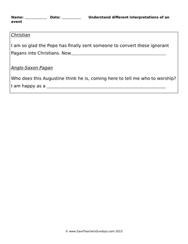 Anglo-Saxon Religion KS2 Lesson | Teaching Resources