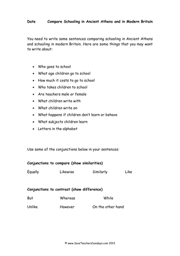 School and Democracy in Ancient Greece KS2 Lesson Plan, Text and ...
