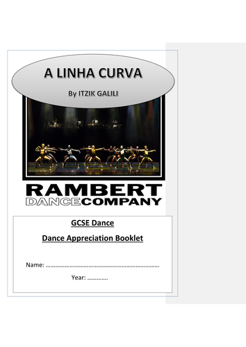A Linha Curva GCSE Dance Workbook | Teaching Resources